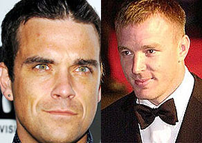 Robbie Williams conta passado de Guy Ritchie - OFuxico