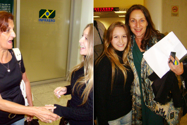 Carla Diaz leva avó para viajar e encontra com Lu Grimaldi - OFuxico