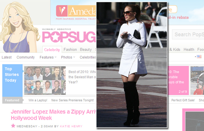 Jennifer Lopez é seguida pelas câmeras do especial Hollywood Week do ...