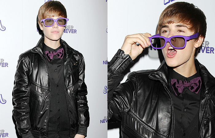 Todo estiloso, Justin Bieber vai à pré-estreia em NY - OFuxico