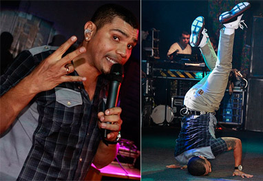 Mc Naldo faz performance e fica de cabeça para baixo em festa julina ...