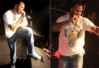 Rapper Flo Rida faz show em boate, no Rio de Janeiro - OFuxico