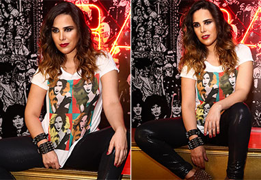 Wanessa posa estilosa em ensaio fotográfico de sua linha de roupas ...