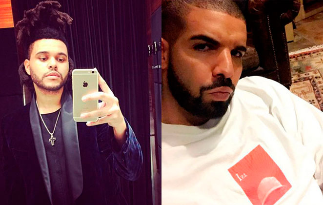 Site questiona proximidade entre Drake e The Weeknd - OFuxico