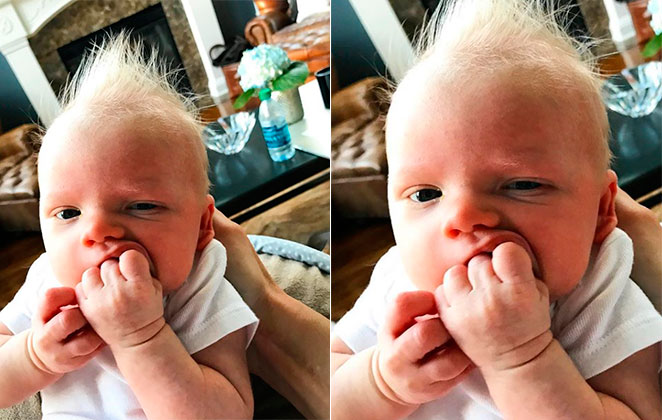 Neto de Donald Trump rouba a cena na web com topetinho - OFuxico