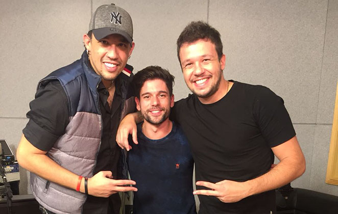 Rodrigo Rios encontra integrante do KLB e divulga música - OFuxico
