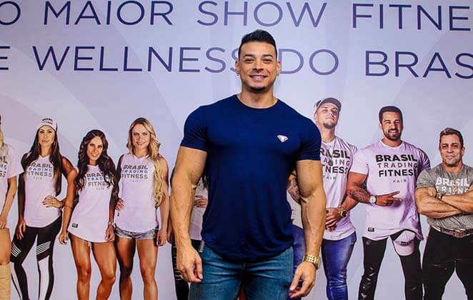 Felipe Franco marca presença em abertura de Feira Fitness - OFuxico