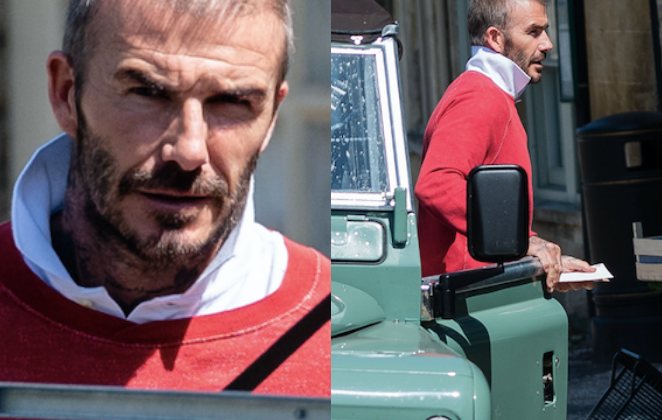 Careca? David Beckham aparece com falhas no cabelo - OFuxico