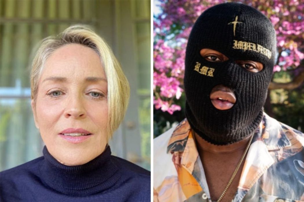 Sharon Stone está saindo com rapper 38 anos mais jovem que ela