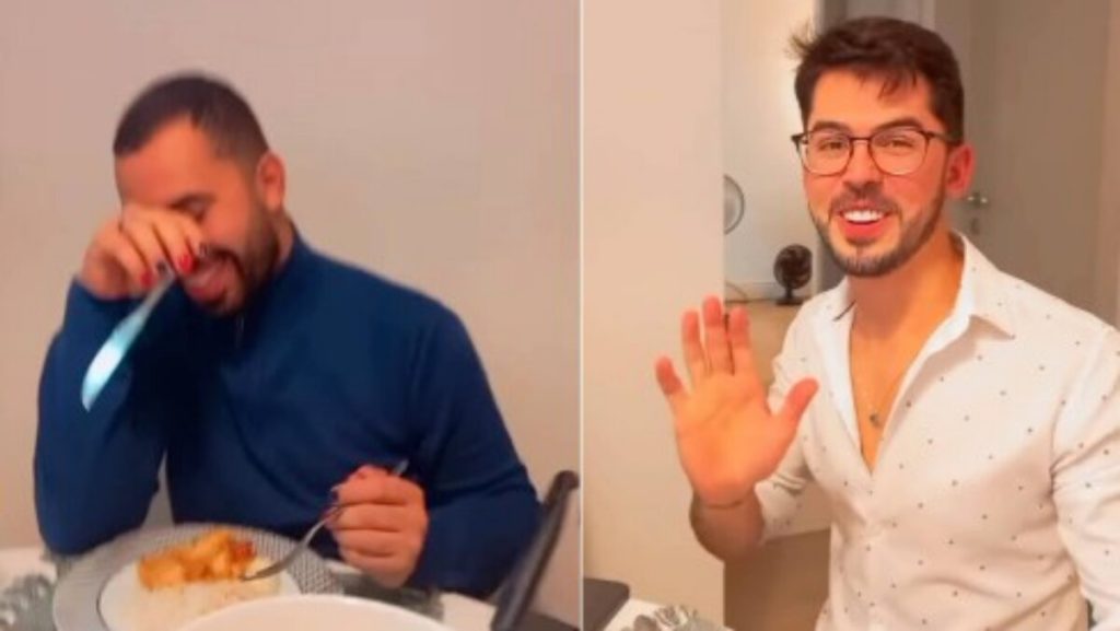 Gilberto leva o namorado para jantar com mainha e suas irmãs