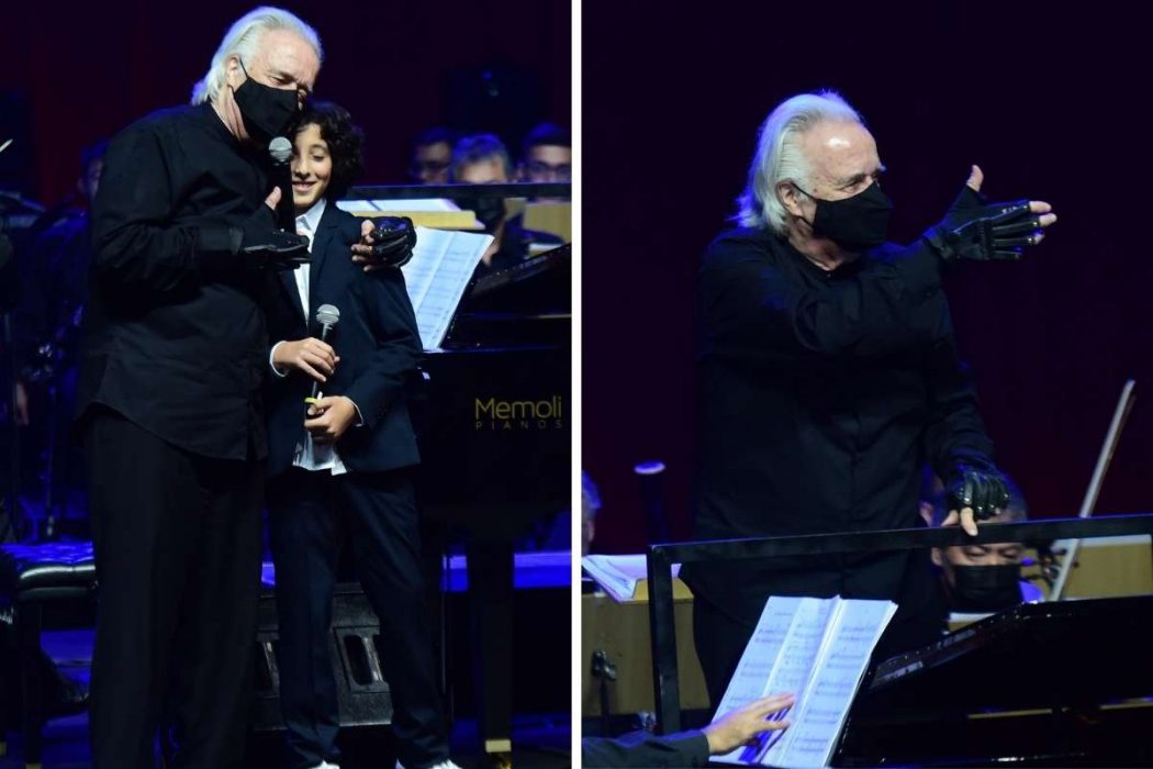 Filho de Marcos Mion estreia no palco com João Carlos Martins - OFuxico