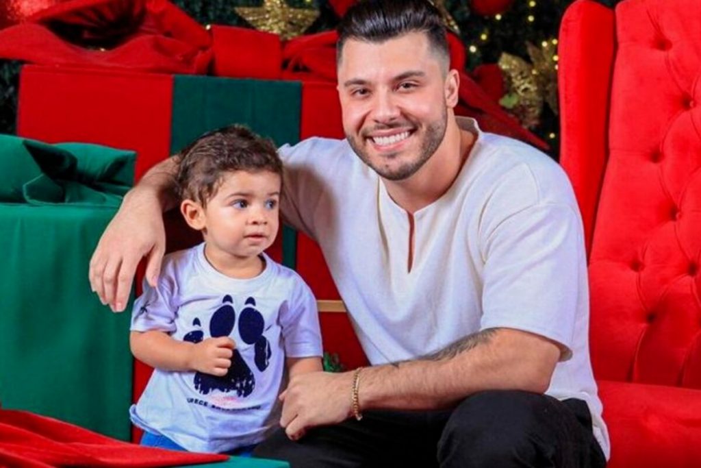 Leo. filho de Marília Mendonça, completa dois anos e solta a voz