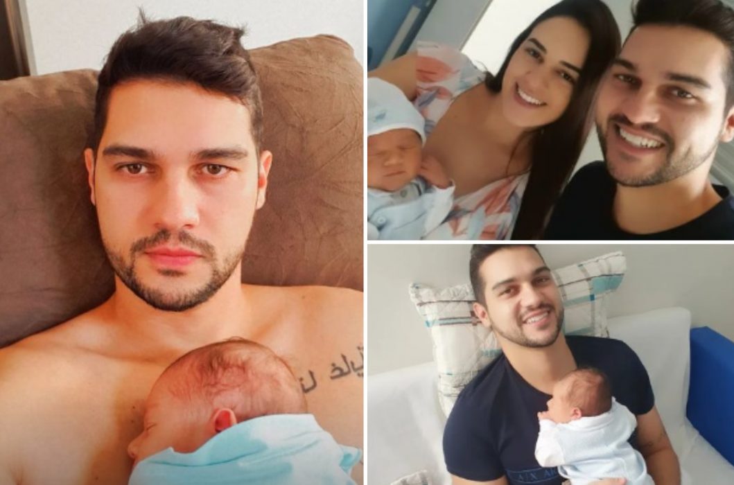 Irmão de Rodrigo Mussi posta primeira foto com o filho em casa - OFuxico