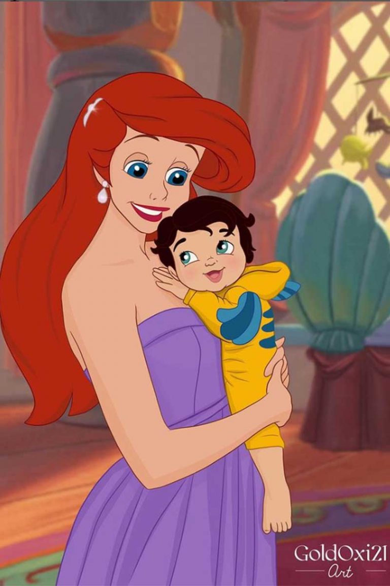 Princesas da Disney comemoram o Dia das Mães com seus filhos. Veja!