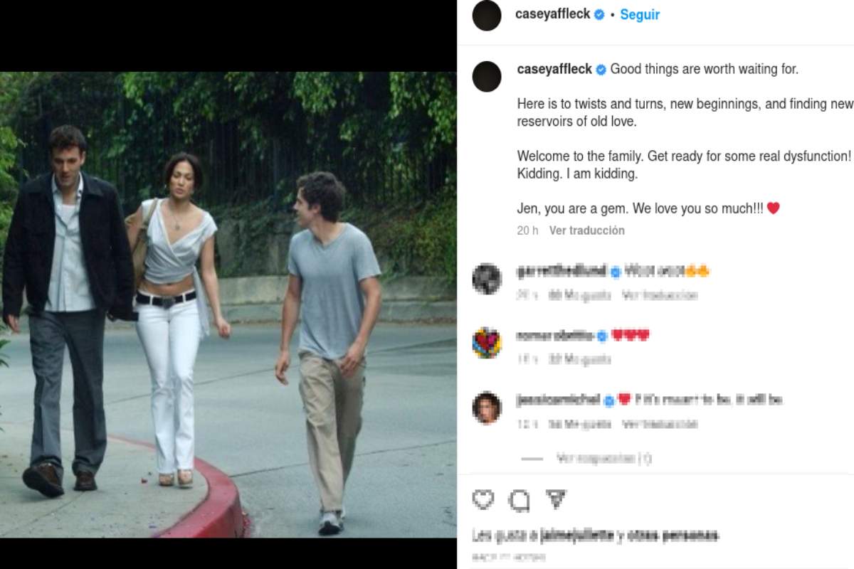 Irmão de Ben Affleck deixa mensagem inusitada para J-Lo