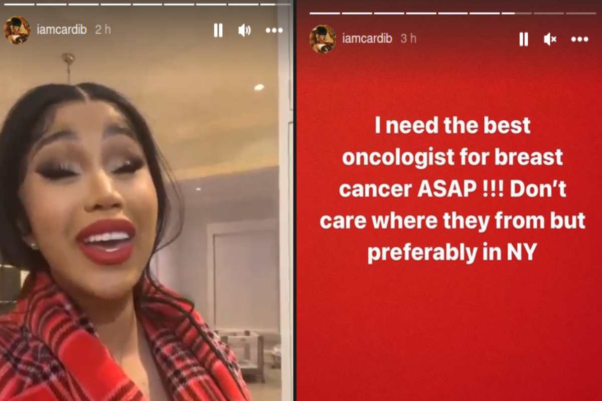 Cardi B pede ajuda para encontrar médico especialista em câncer