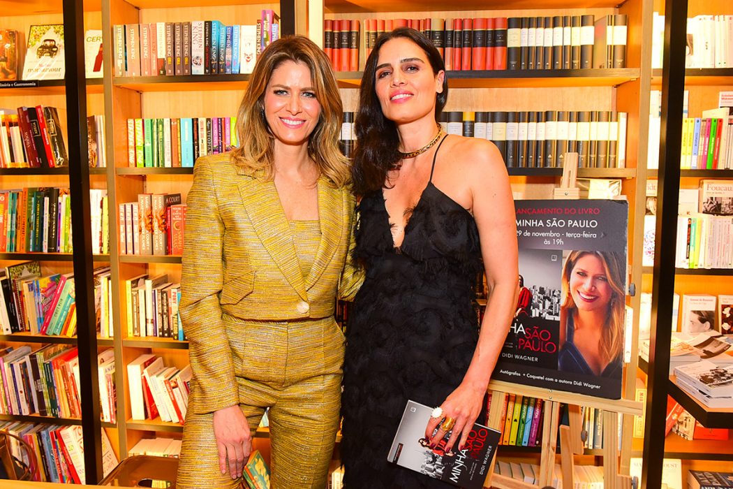 Didi Wagner lança livro com a presença de famosos