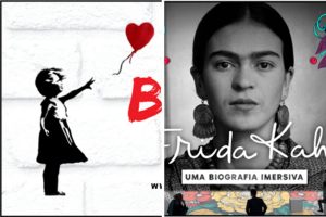 Banksy e Frida Kahlo são temas de grande exposição. Saiba tudo!