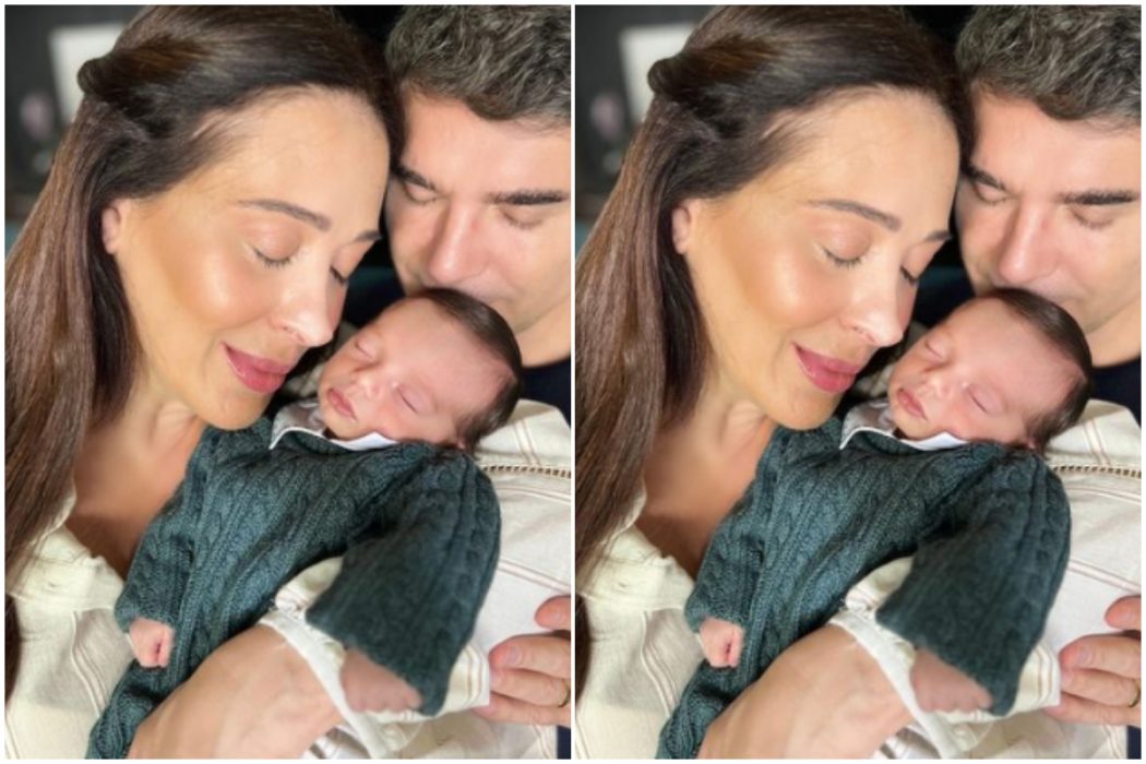 Claudia Raia encanta web com nova foto do filho recém-nascido