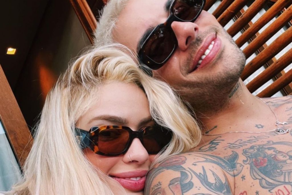 Gui Araújo posa com filha de Karoline Lima e web provoca Militão