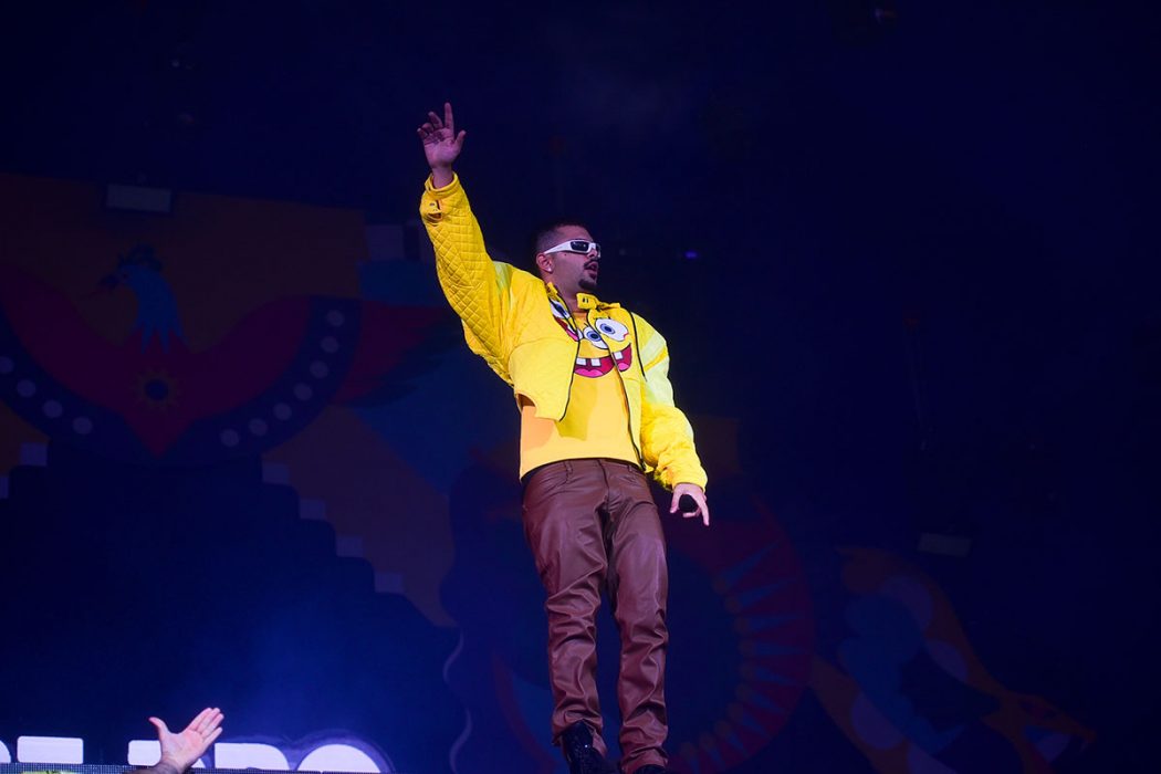 Carnaval: Pedro Sampaio se veste de Bob Esponja para show