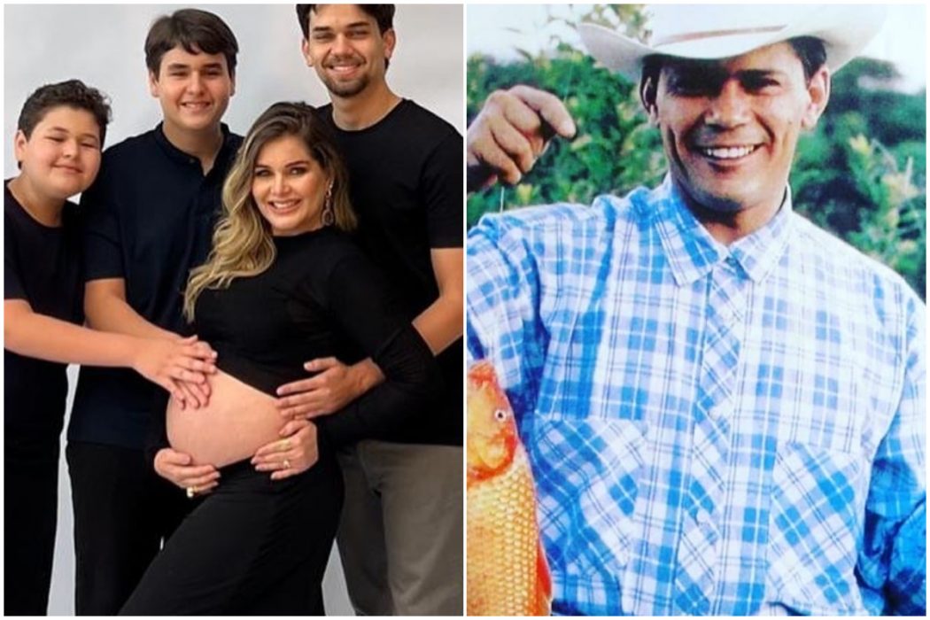 Andréa Mota, viúva de Leandro, mostra o rosto do quinto filho. Veja!