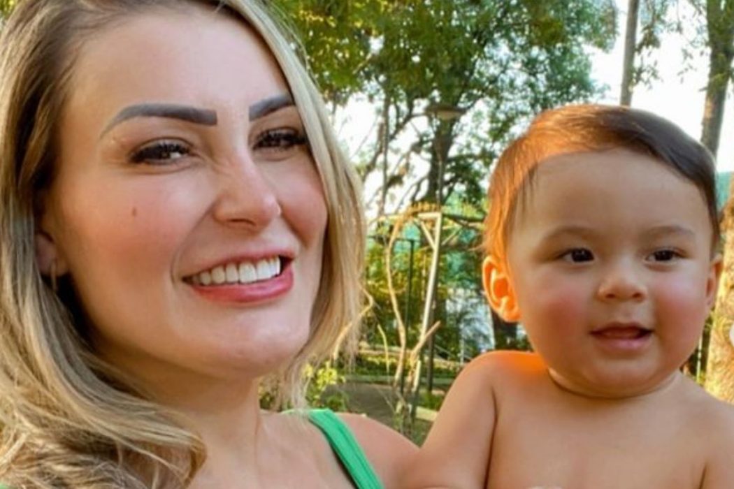 Andressa Urach mostra o reencontro com o filho, Leon - OFuxico