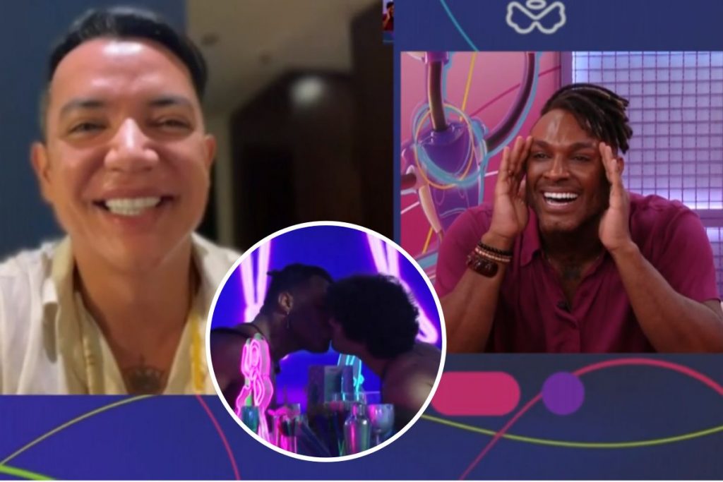 BBB23: Fred Nicácio vê marido falar do beijo entre ele e Gabriel Santana