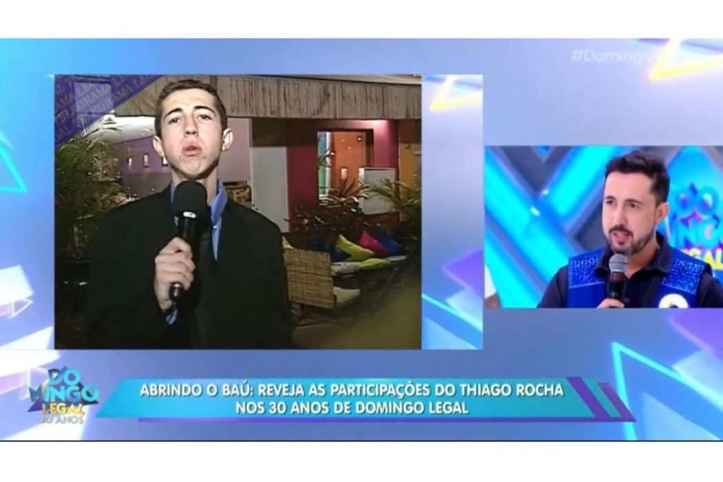Thiago Rocha ganha homenagem no programa Domingo Legal