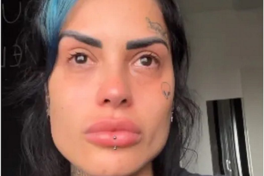 Tati Zaqui chora ao falar de término de namoro com Thomaz Costa