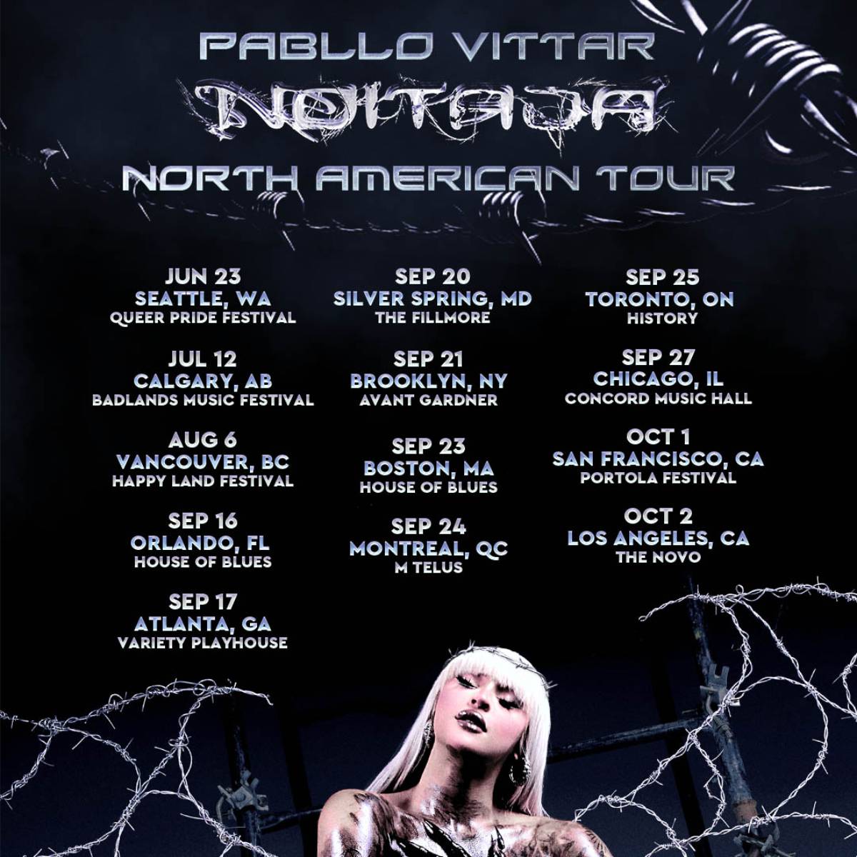 Pabllo Vittar revela datas de turnê do álbum ‘Noitada’ na América do Norte