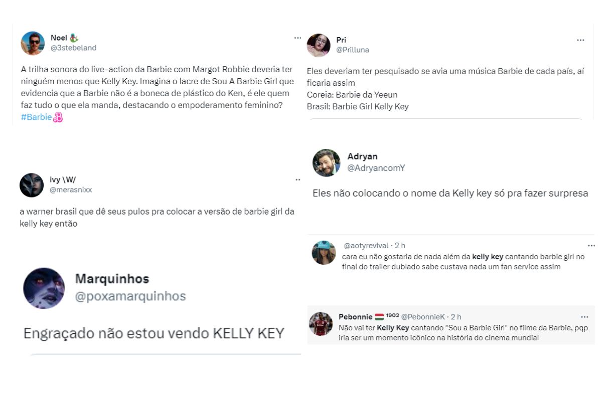 Kelly Key bomba na web após Barbie anunciar trilha sonora do filme
