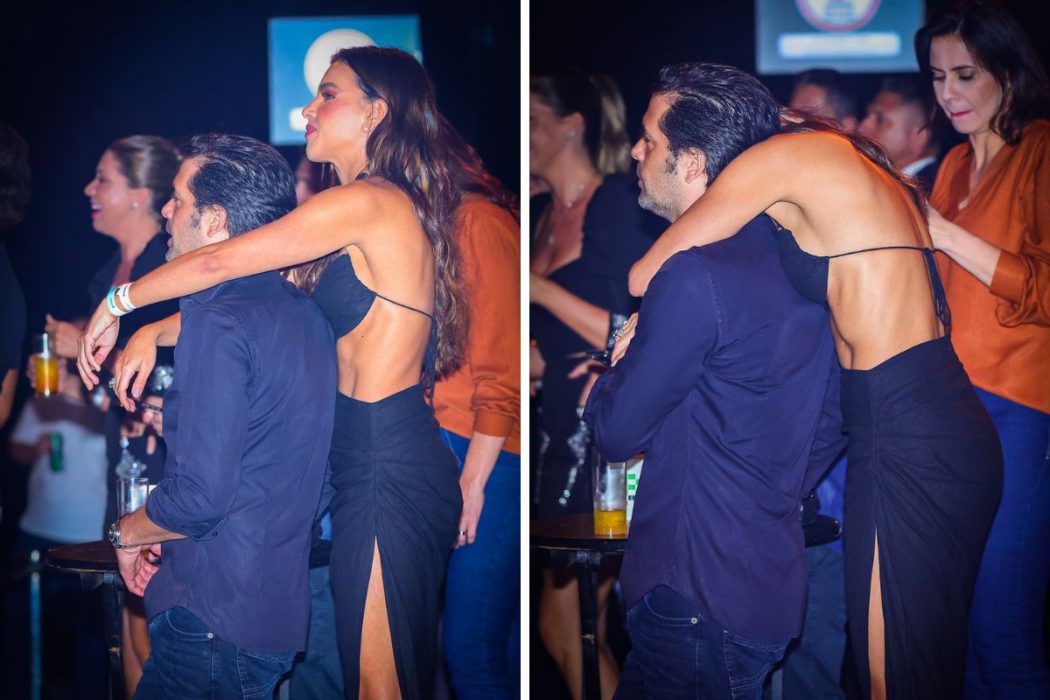 Mariana Rios beija muito Guilherme Mussi e assume namoro em show
