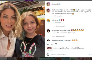 Sheila Mello posa com Brenda e semelhança impressiona: 'Ela é você'