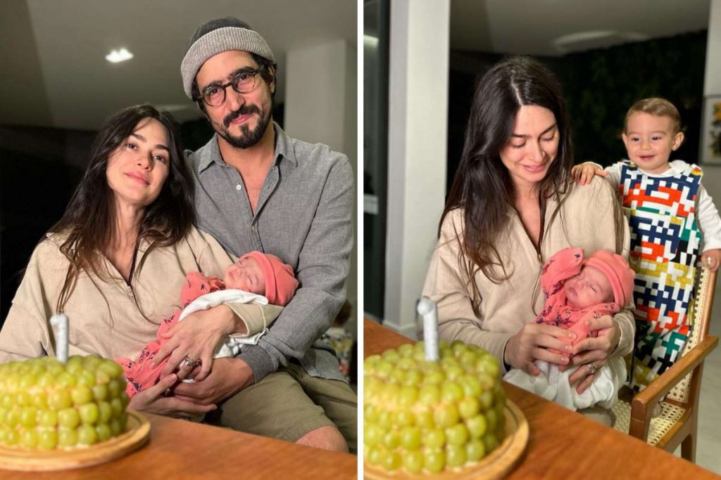 Thaila Ayala e Renato Góes comemoram 1 mês de Tereza - OFuxico