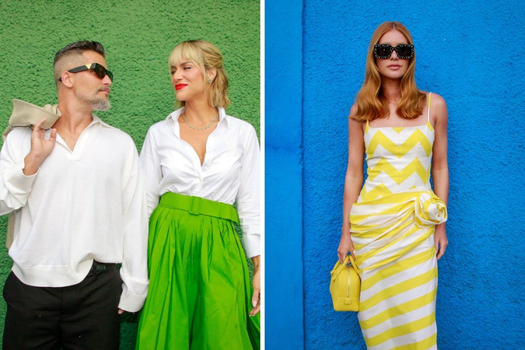 Marina Ruy Barbosa, Gio Ewbank e Bruno surgem em desfile de elite