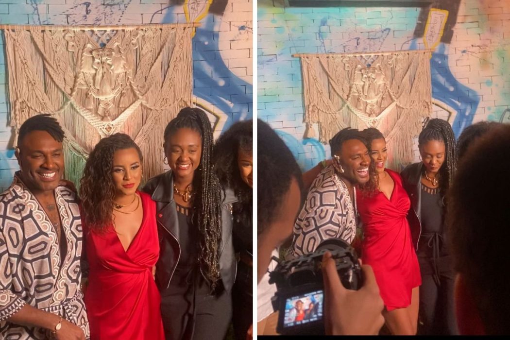 Gabriel Fop e Sarah Aline curtem passeio de barco