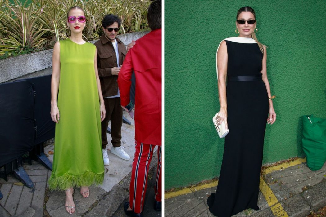 Marina Ruy Barbosa, Gio Ewbank e Bruno surgem em desfile de elite