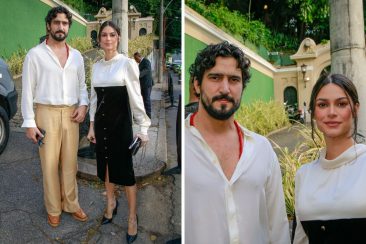 Marina Ruy Barbosa, Gio Ewbank e Bruno surgem em desfile de elite