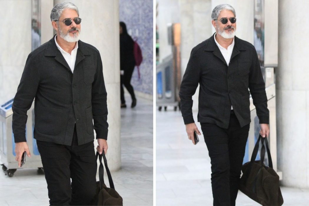 William Bonner volta ao Rio de Janeiro e dá show de elegância - OFuxico