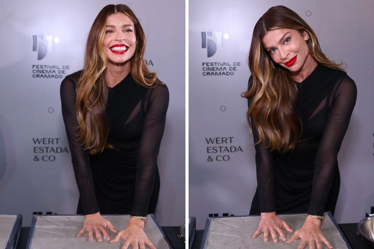 Grazi Massafera e Gianecchini são eternizados no Festival de Gramado