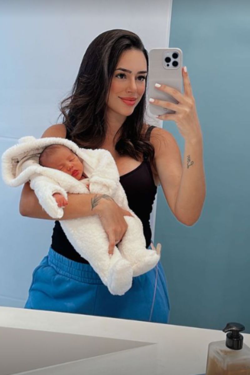 Bruna Biancardi explode o fofurômetro ao mostrar o rosto de Mavie