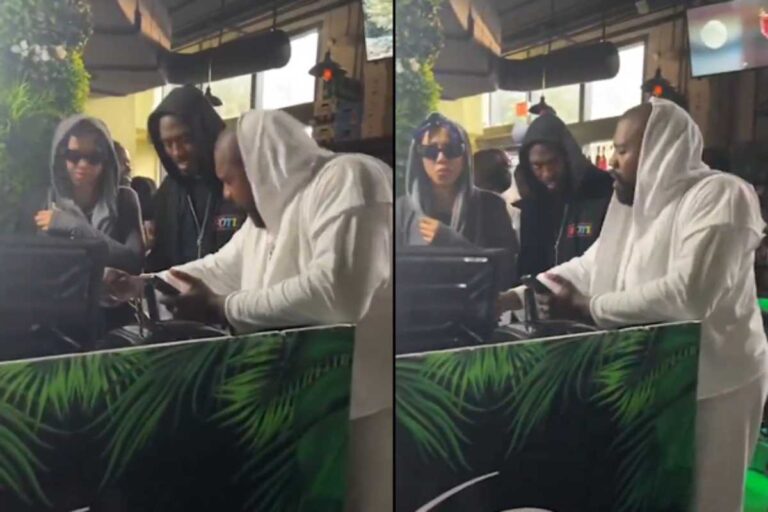 Kanye West reaparece em Miami com a esposa Bianca Censori