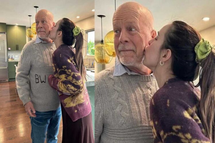 Filha de Bruce Willis compartilha rara foto com o pai