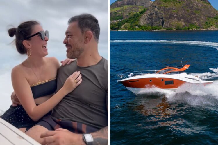 Rodrigo Minotauro passeia em iate de R$ 2 milhões - OFuxico