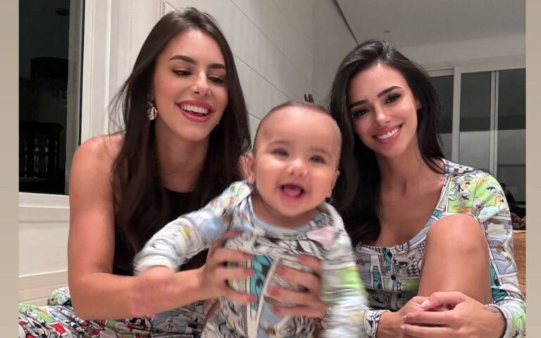Bruna Biancardi, Mavie e sua tia encantam ao usar pijamas iguais - OFuxico