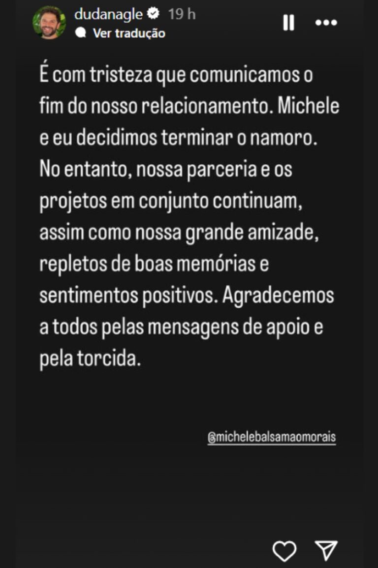 Duda Nagle termina namoro com Michele Balsamão. Saiba tudo! - OFuxico