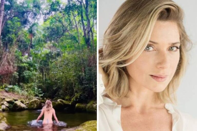 Letícia Spiller posta vídeo nua e saúda natureza em mergulho - OFuxico