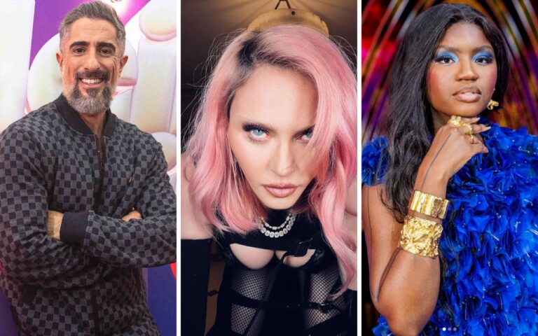 Marcos Mion e Kenya Sade apresentam show de Madonna- OFuxico