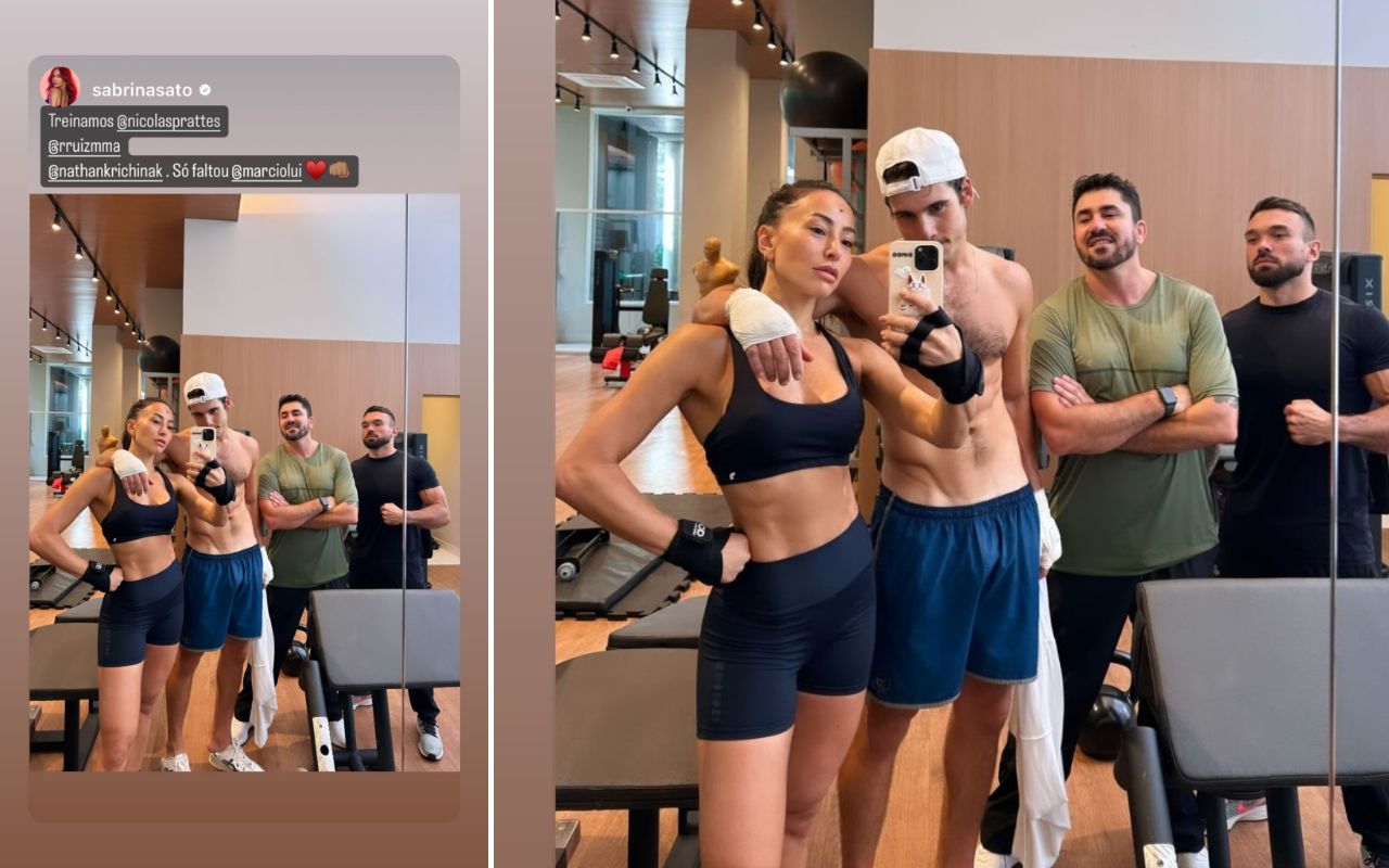 Sabrina Sato e Nicolas Prattes num domingo de muito amor- OFuxico